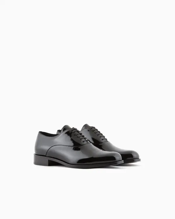 Giorgio Armani Patent Leather Oxfords