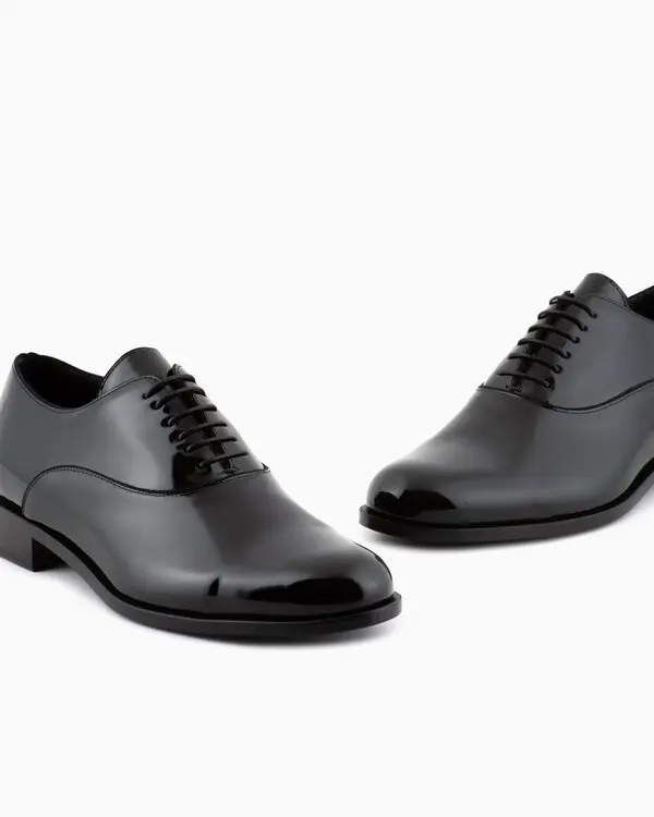 Giorgio Armani Patent Leather Oxfords