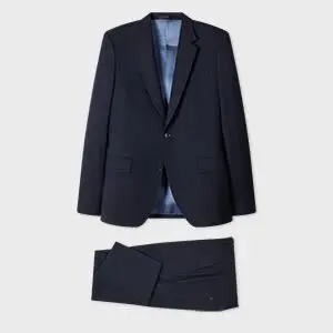 Paul Smith The Soho Tailored-fit Wool 'a Suit To Travel - Blue