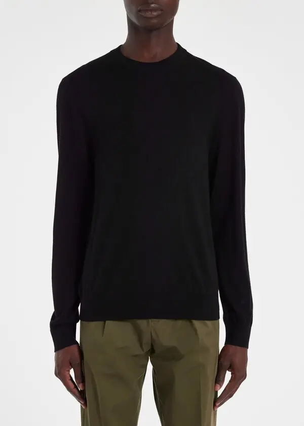 Paul Smith Merino Wool Sweater - Black