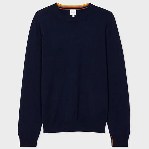 Paul Smith Cashmere Crew Neck Sweater - Blue
