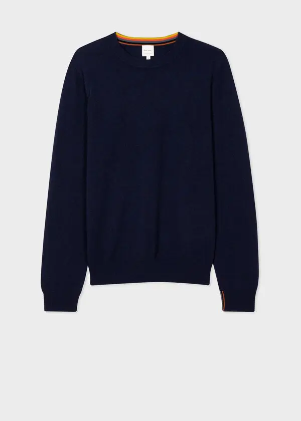 Paul Smith Cashmere Crew Neck Sweater - Blue