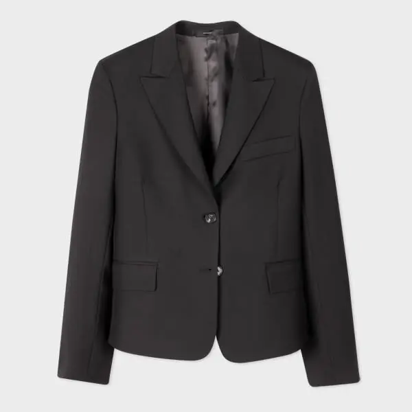 Paul Smith Cropped 'a Suit To Travel In' Wool Blazer