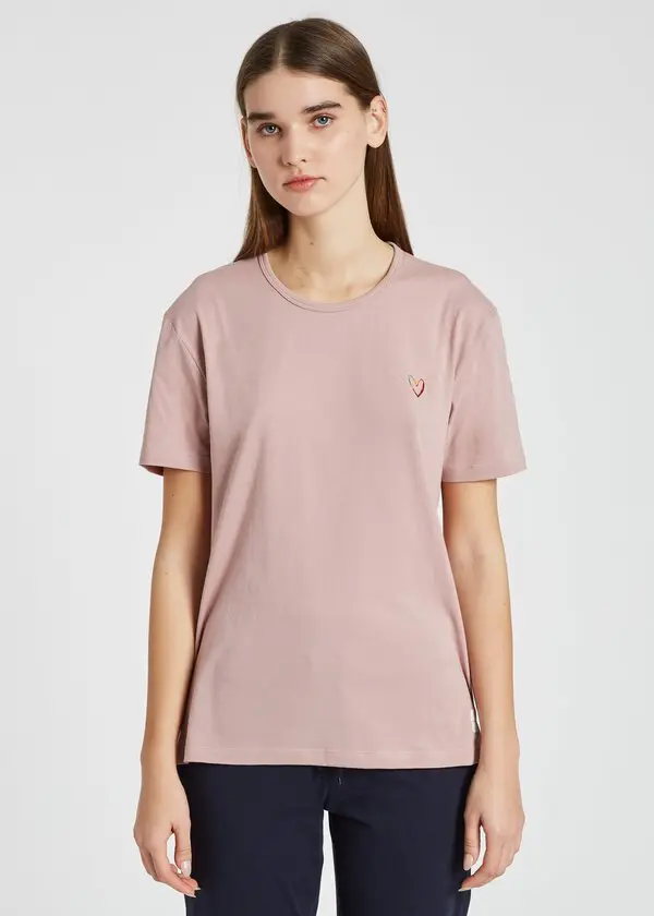 Paul Smith Embroidered Heart T-shirt