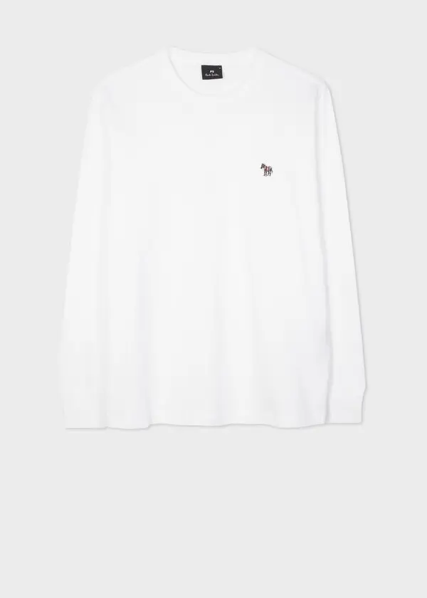Paul Smith Cotton Zebra Logo Long-sleeve T-shirt