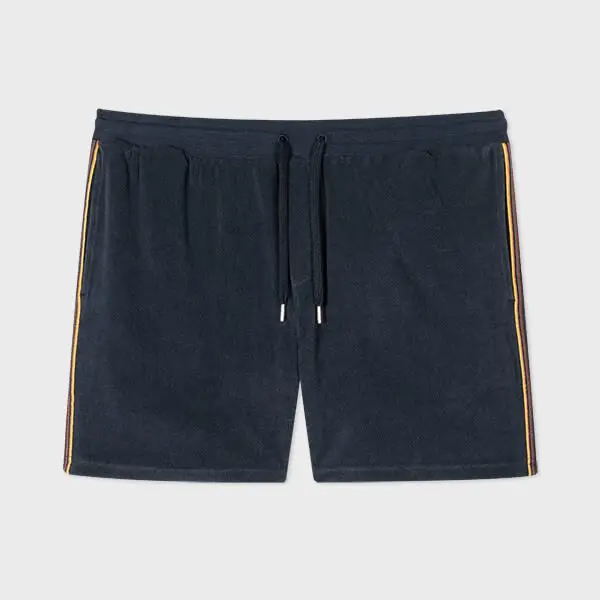 Paul Smith Towelling Lounge Shorts - Blue