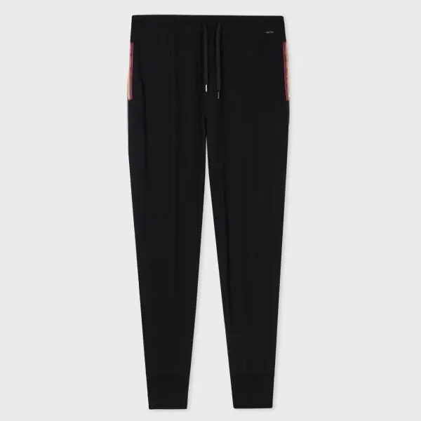 Paul Smith Jersey Cotton Lounge Pants - Black