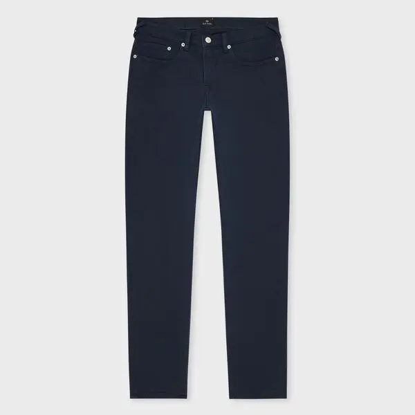 Paul Smith Tapered Organic Cotton-stretch Jeans - Blue