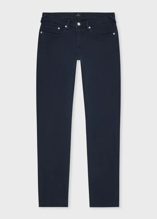 Paul Smith Tapered Organic Cotton-stretch Jeans - Blue