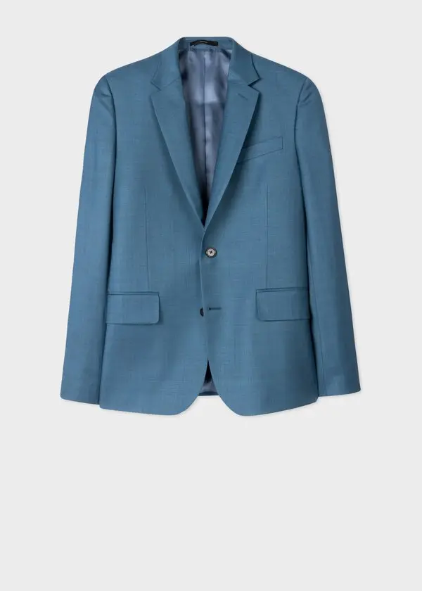 Paul Smith The Soho Tailored-fit Sharkskin Wool Suit