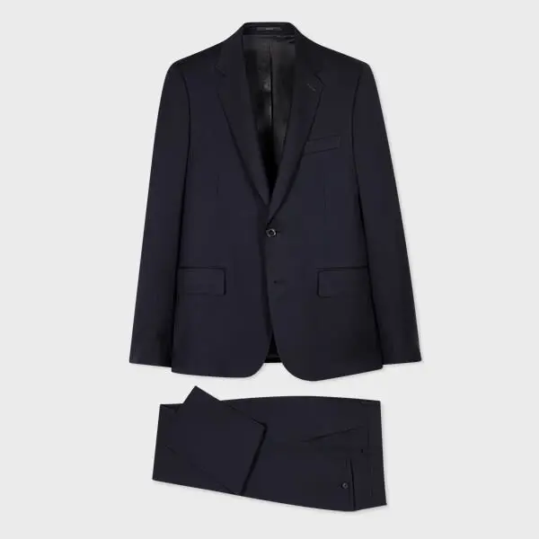 Paul Smith Tailored-fit Wool Twill Two-button Suit - Blue