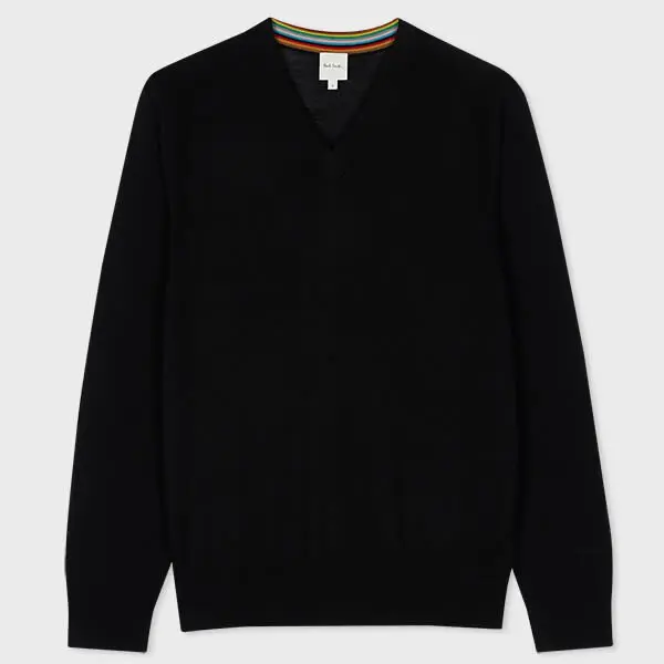 Paul Smith Merino Wool V-neck Pullover