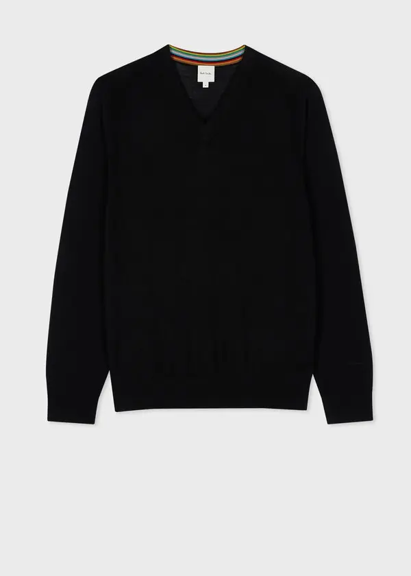 Paul Smith Merino Wool V-neck Pullover