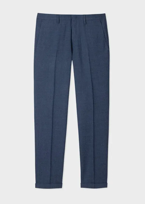 Paul Smith Slim-fit Wool Nep Trousers