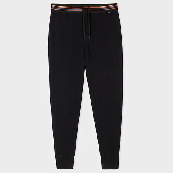 Paul Smith Cotton 'artist Stripe' Lounge Pants - Black
