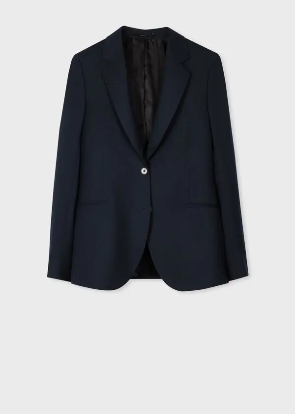 Paul Smith Two-button Wool Blazer - Blue