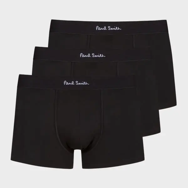 Paul Smith Organic Cotton Low-rise Boxer Briefs Three Pack