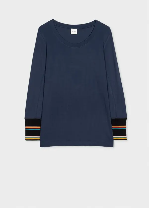 Paul Smith Signature Stripe Long-sleeve Top - Blue