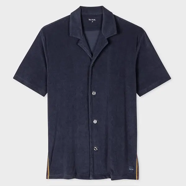 Paul Smith Towelling Lounge Shirt - Blue