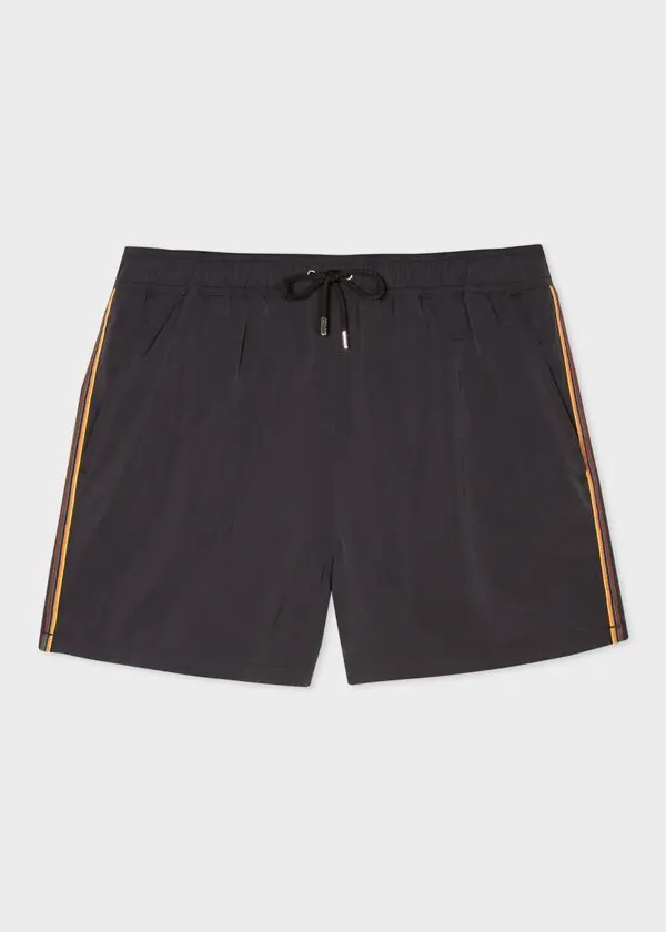 Paul Smith Swim Shorts With Striped Trim