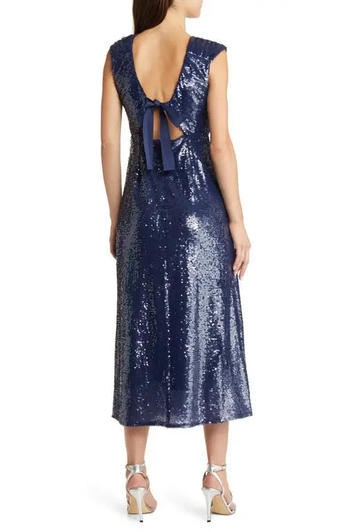 Adelyn Rae Konnie Sequin Midi Dress