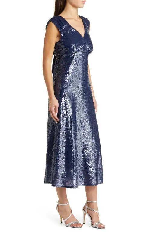 Adelyn Rae Konnie Sequin Midi Dress