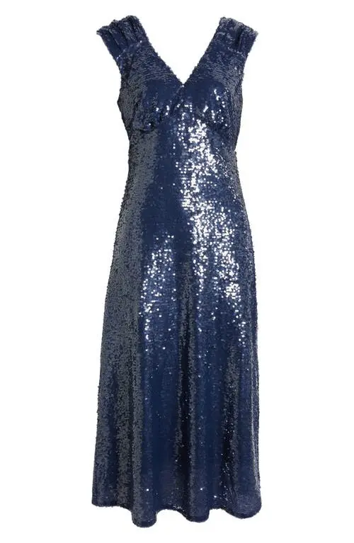 Adelyn Rae Konnie Sequin Midi Dress