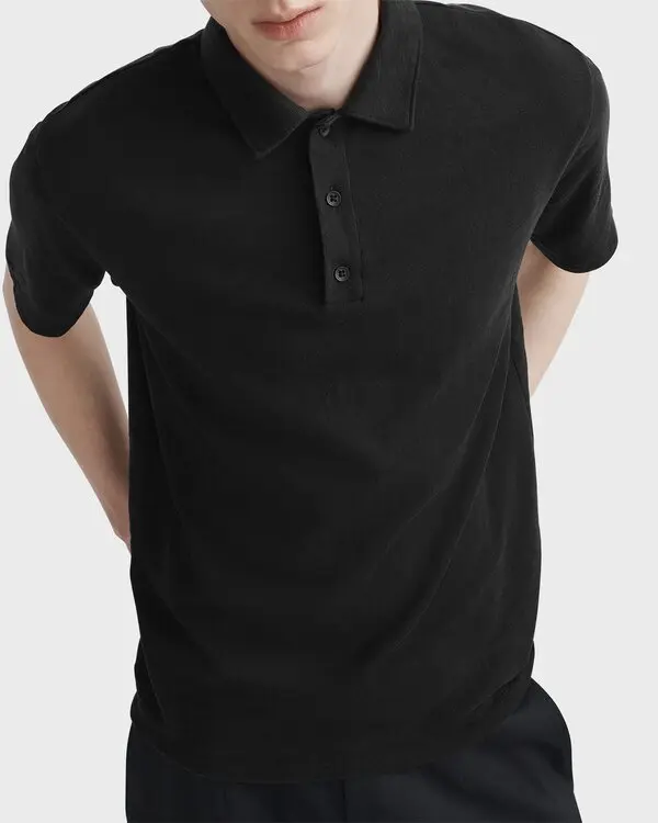 Rag & Bone Classic Flame Polo - Black