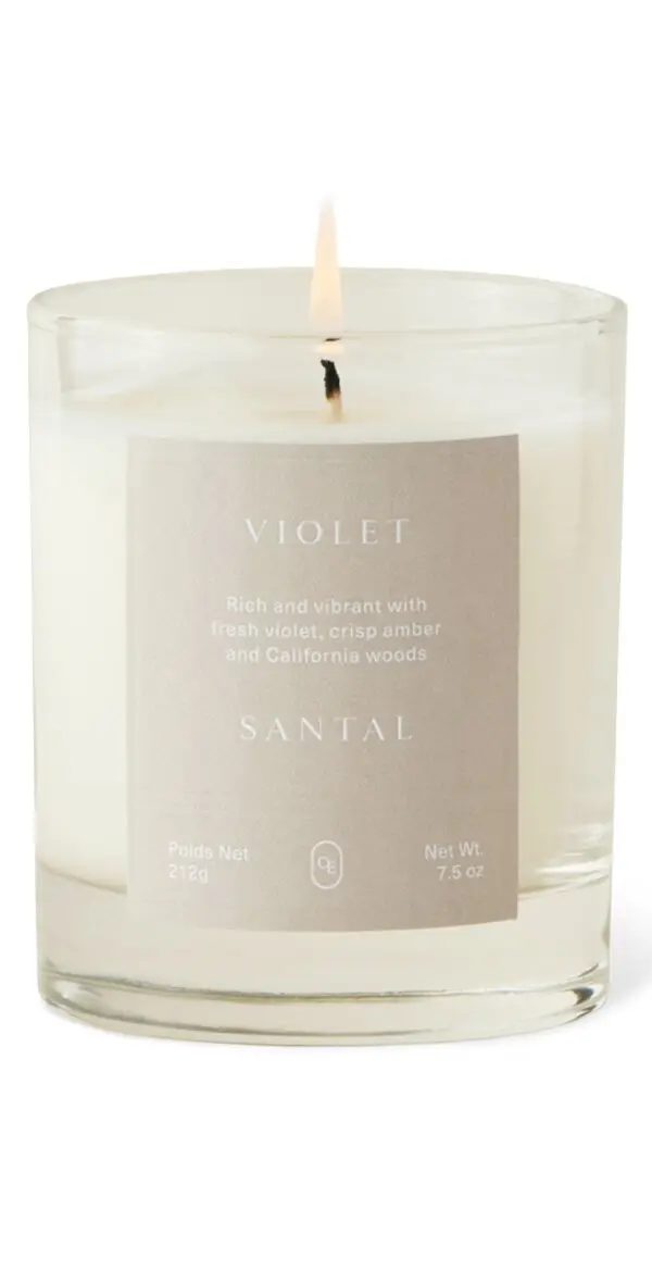 Oak Essentials Violet Santal Candle 7.5 Oz/212 - No Color