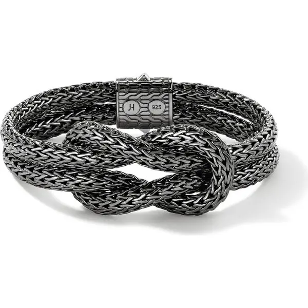 John Hardy Love Knot Bracelet - Dark Silver