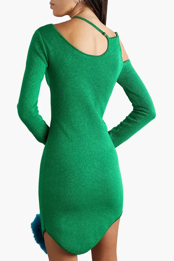 Asymmetric Cutout Mini Dress