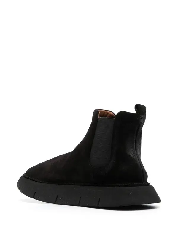 Marsèll Intagliata Suede Chelsea Boots - Black