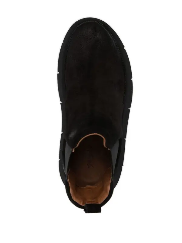 Marsèll Intagliata Suede Chelsea Boots - Black