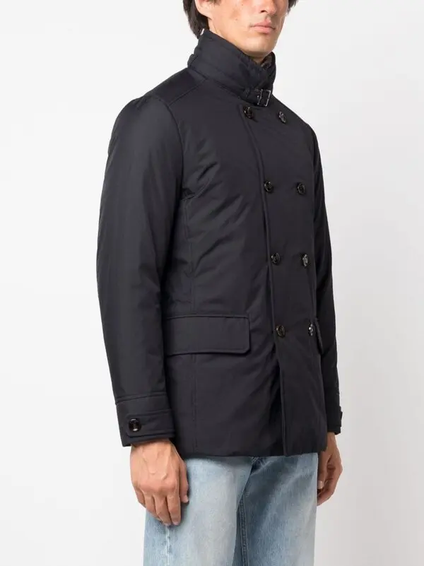 MOORER Kurt-gf Padded Coat - Blue