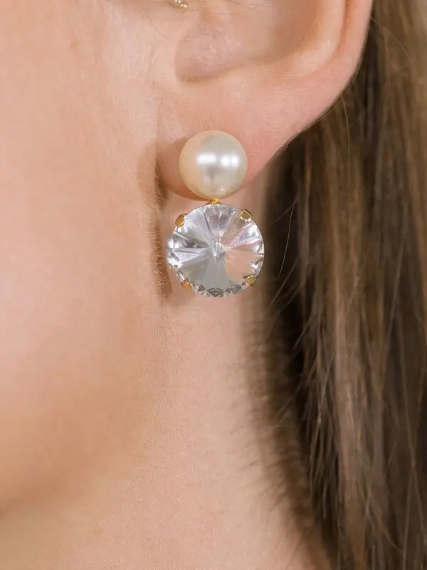 JENNIFER BEHR Demi Pearl Drop Earrings
