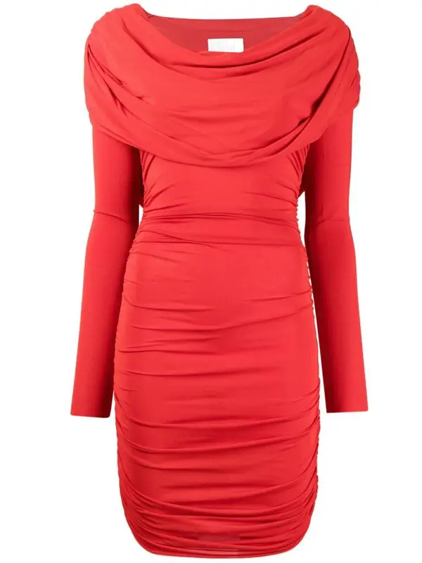 Giuseppe Di Morabito Cowl-neck Minidress