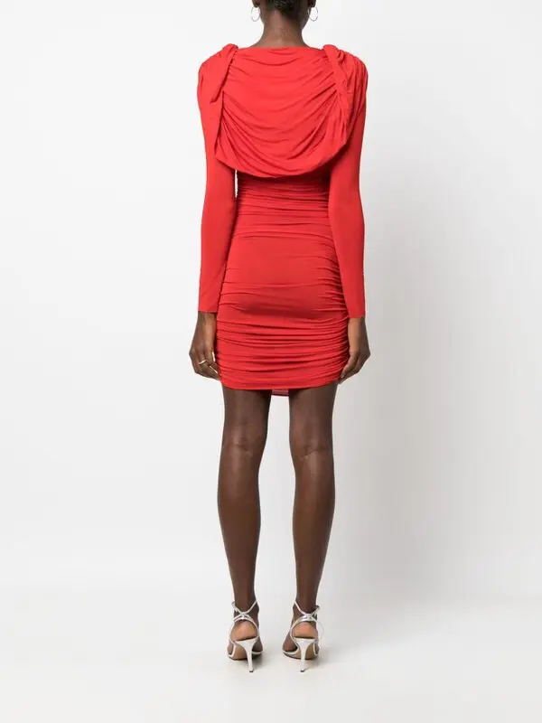 Giuseppe Di Morabito Cowl-neck Minidress