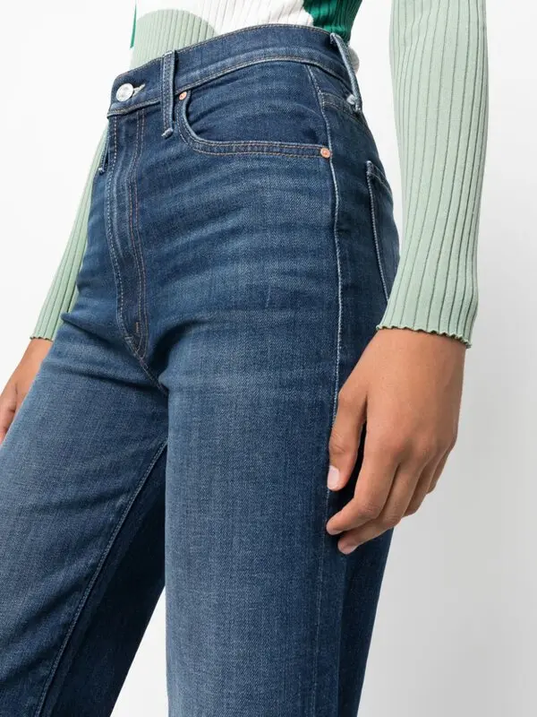 MOTHER Rambler High-rise Straight-leg Jeans