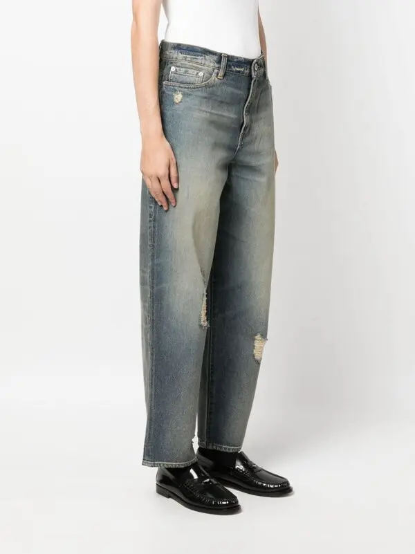 Kenzo Mid-rise Tapered Jeans - Blue