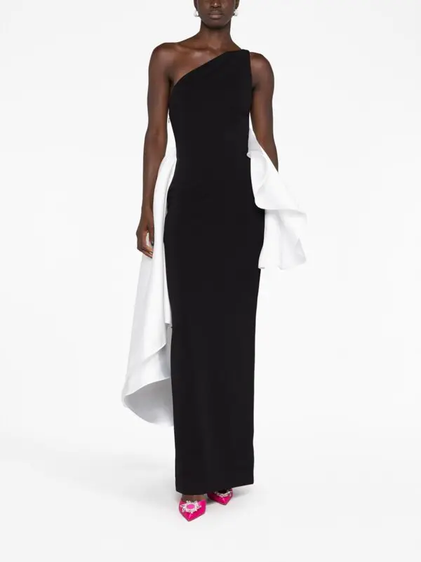 Solace London The Calla One-shoulder Dress