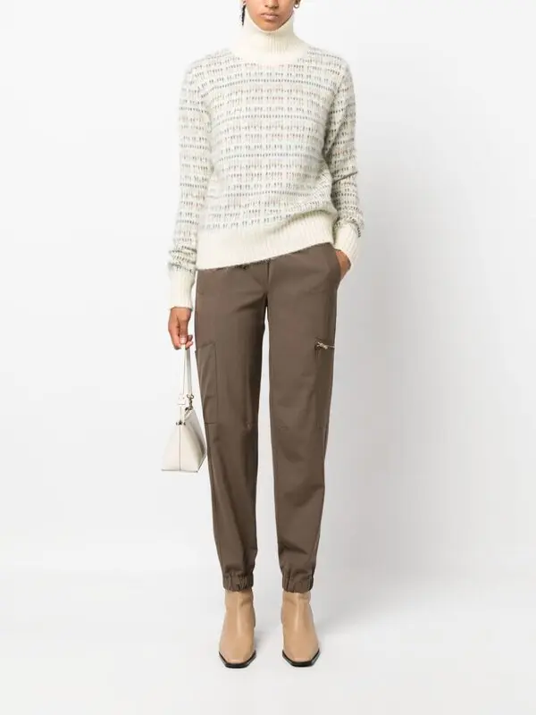 ALYSI Patterned Intarsia-knit Jumper