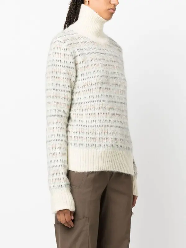 ALYSI Patterned Intarsia-knit Jumper