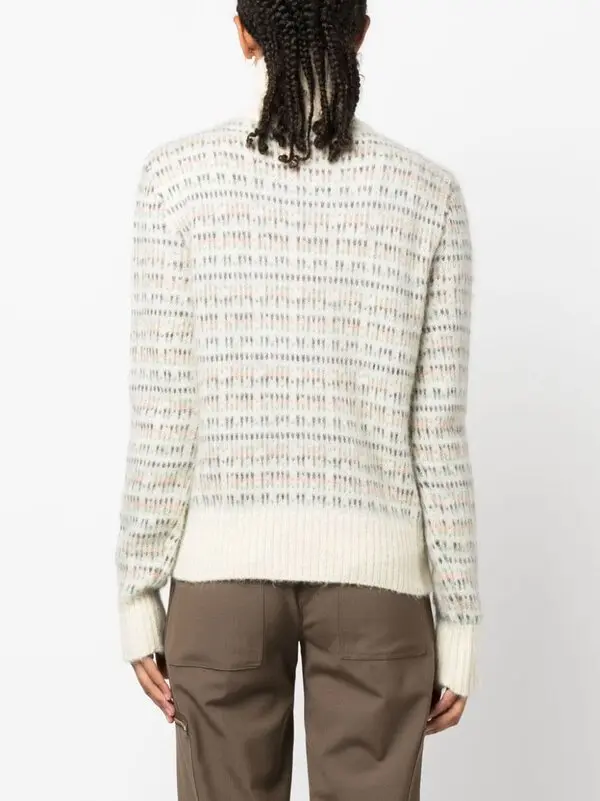 ALYSI Patterned Intarsia-knit Jumper
