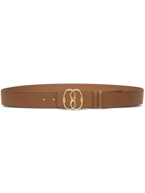 Bally Emblem Logo-buckle Belt - Brown