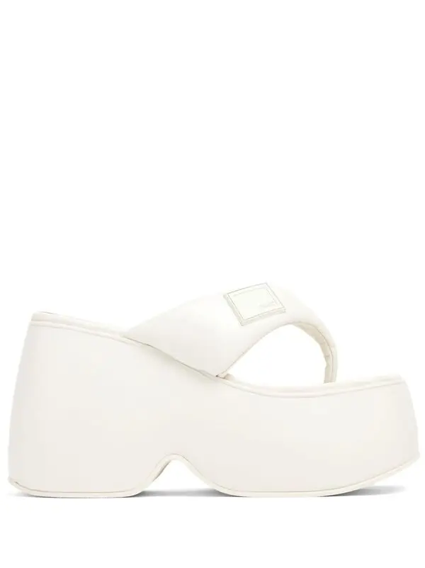 Schutz Platform Flip-flop Wedge Sandals