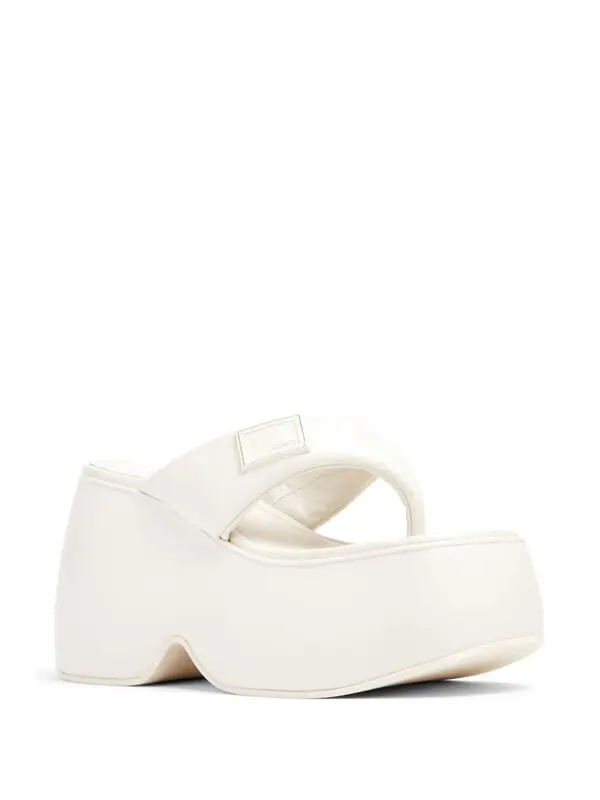 Schutz Platform Flip-flop Wedge Sandals