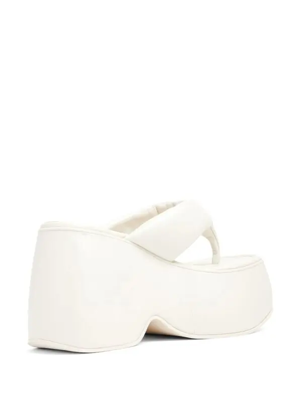 Schutz Platform Flip-flop Wedge Sandals