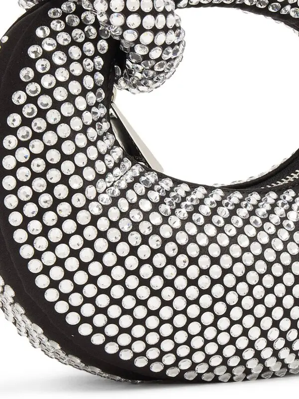 Jw Pei Abacus Crystal-embellished Shoulder Bag - Black