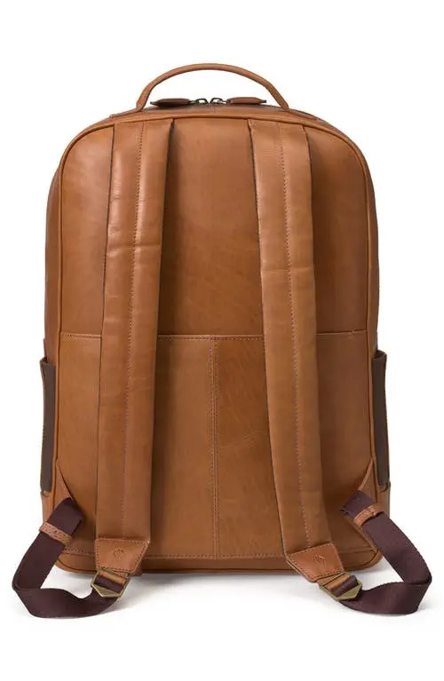 Johnston & Murphy Rhodes Leather Backpack - Tan
