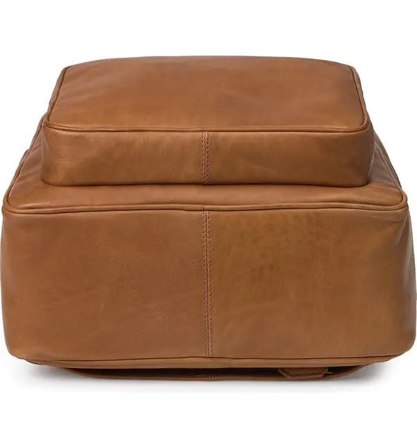 Johnston & Murphy Rhodes Leather Backpack - Tan